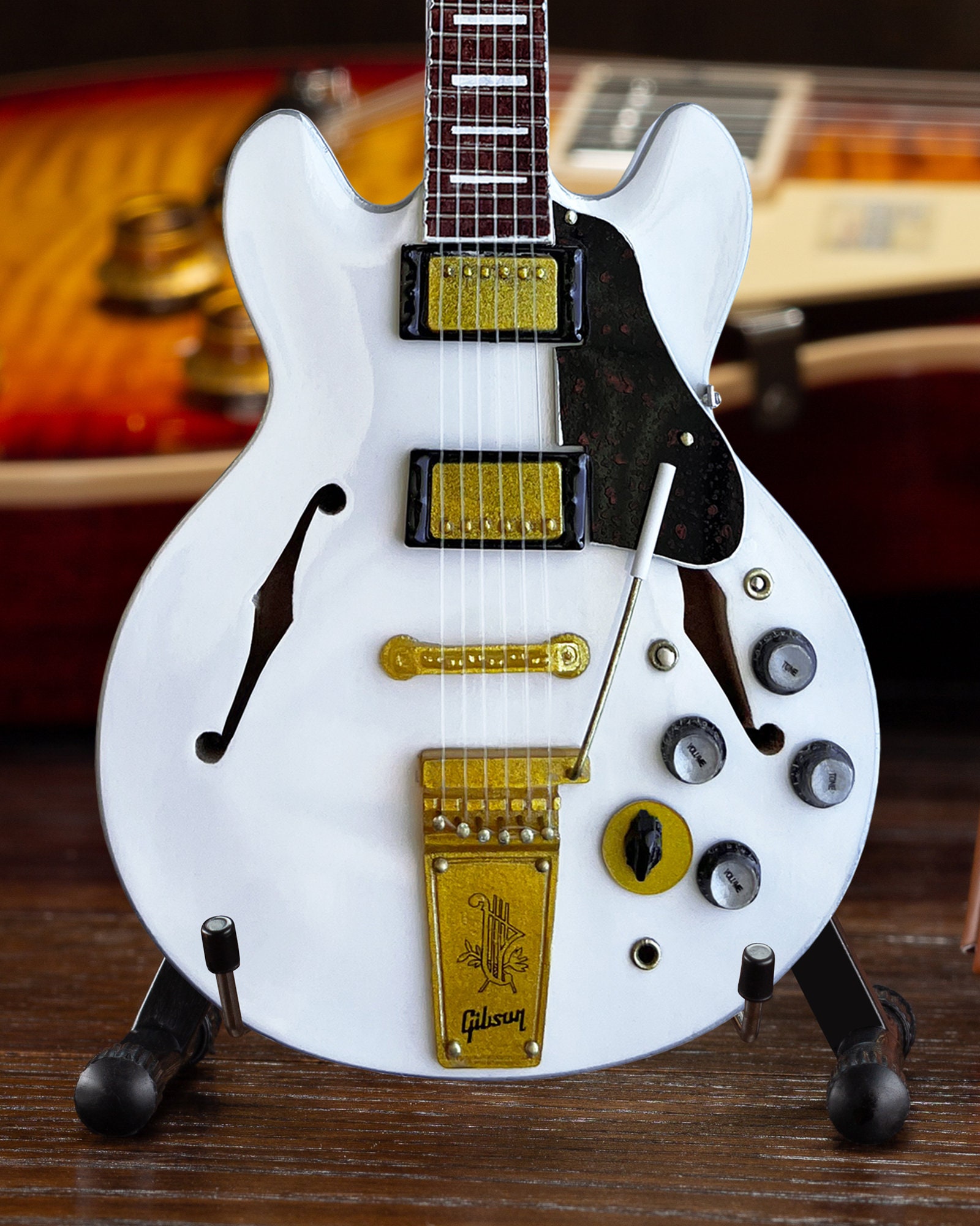 Rush Collectible Alex Lifeson Signature ES-355 Gibson Alpine White ...