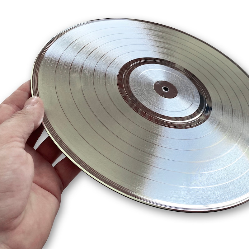 Record Holder Silver - Etsy