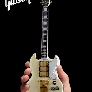 Classic Gibson Aged White SG Mini Guitar Model Replica - Official ...