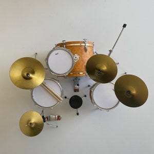 Rolling Stones Collectible Charlie Watts Drum Kit Model Miniature for ...