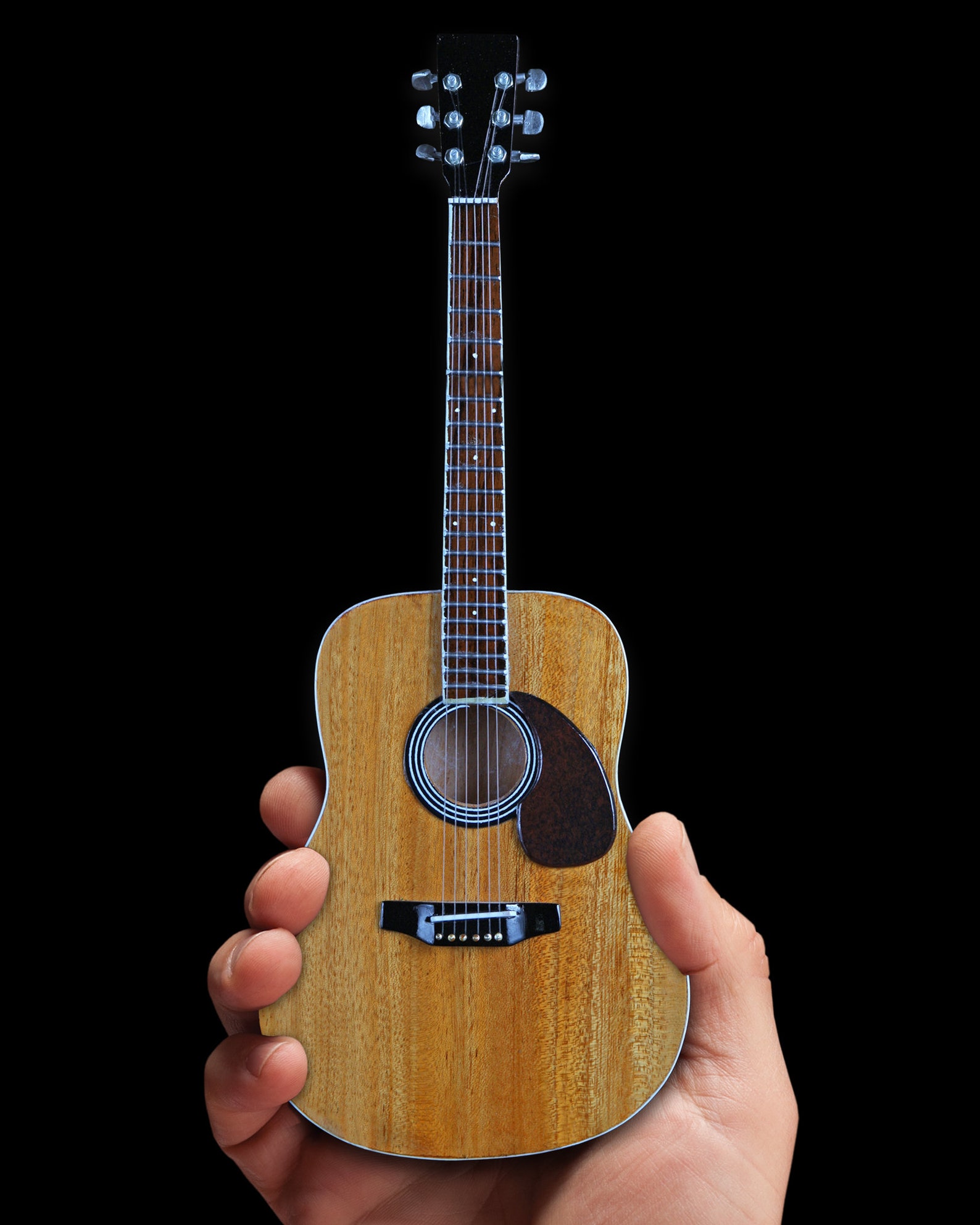 Classic Natural Finish Acoustic Guitar Miniature Replica Collectible - Etsy