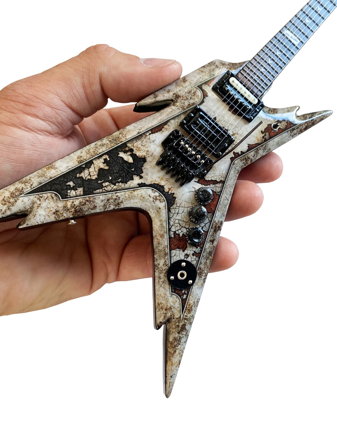 Pantera Collectible Dimebag Darrell Rust Razorback Guitar - Etsy