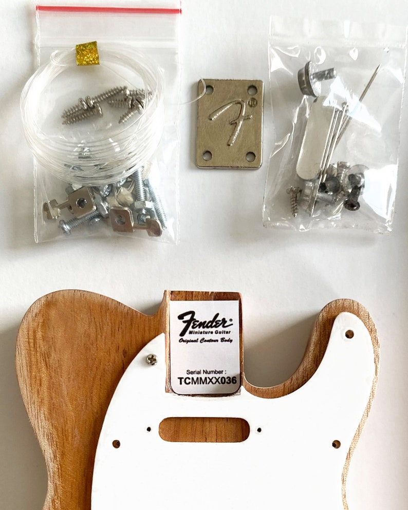 Miniature Bass Guitar Model Kit - Fender™ Telecaster™ Build Your Own ...