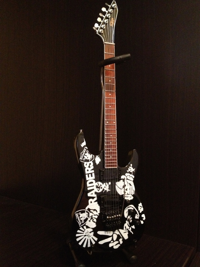 Slayer Collectible Jeff Hanneman ESP Raiders Guitar - Etsy