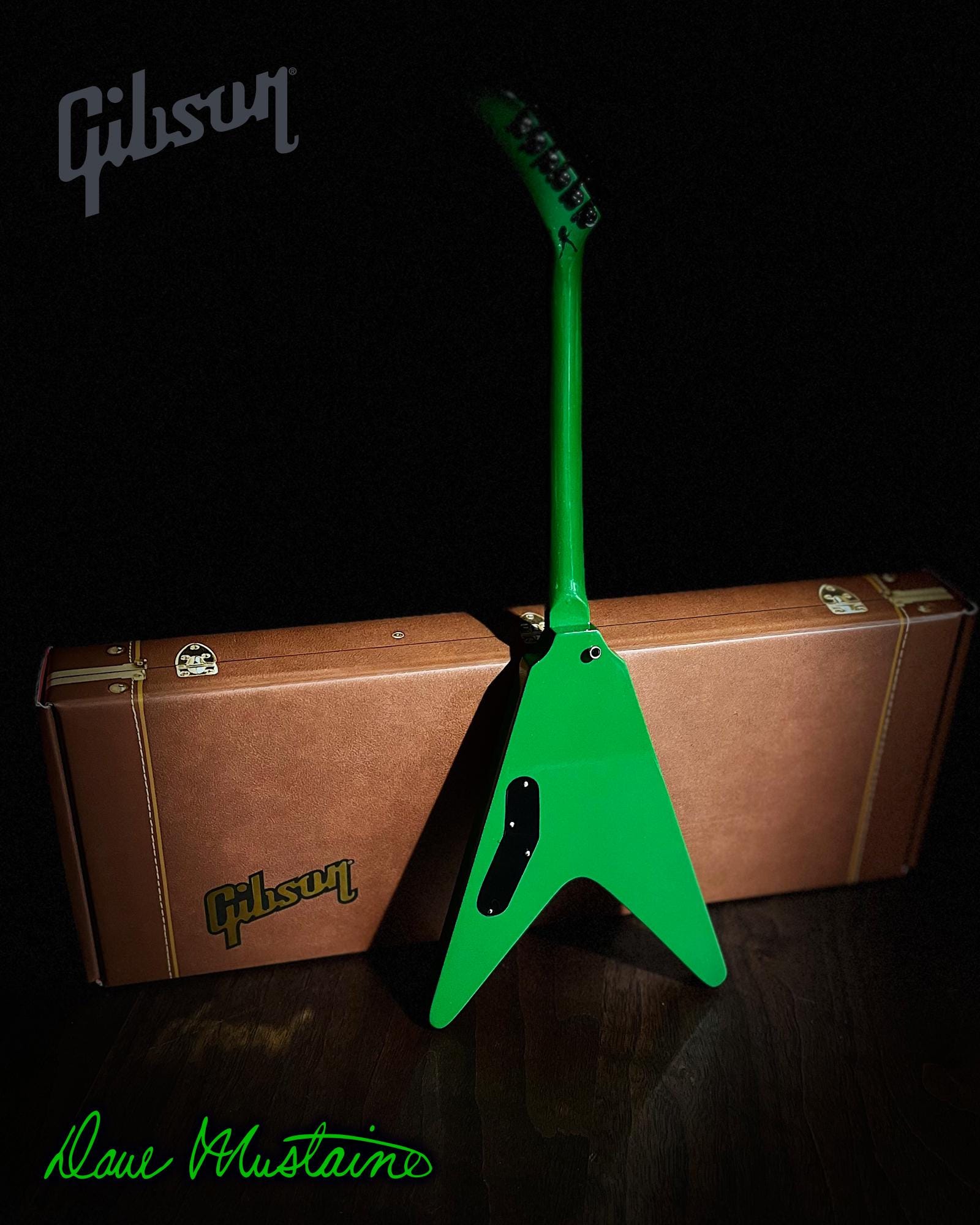 Dave Mustaine Gibson Flying V - SET of 2 Mini Guitars! Rust in Peace ...