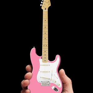 Pink Strat - 10" Mini Guitar - Pink Fender Stratocaster - Officially ...