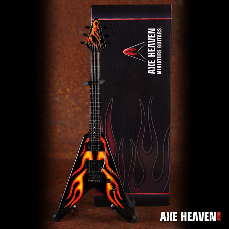 Metallica Collectible James Hetfield ESP Hot Rod Red Flames - Etsy