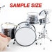 Led Zeppelin Collectible John Bonham Vistalite Drum Kit Miniature ...