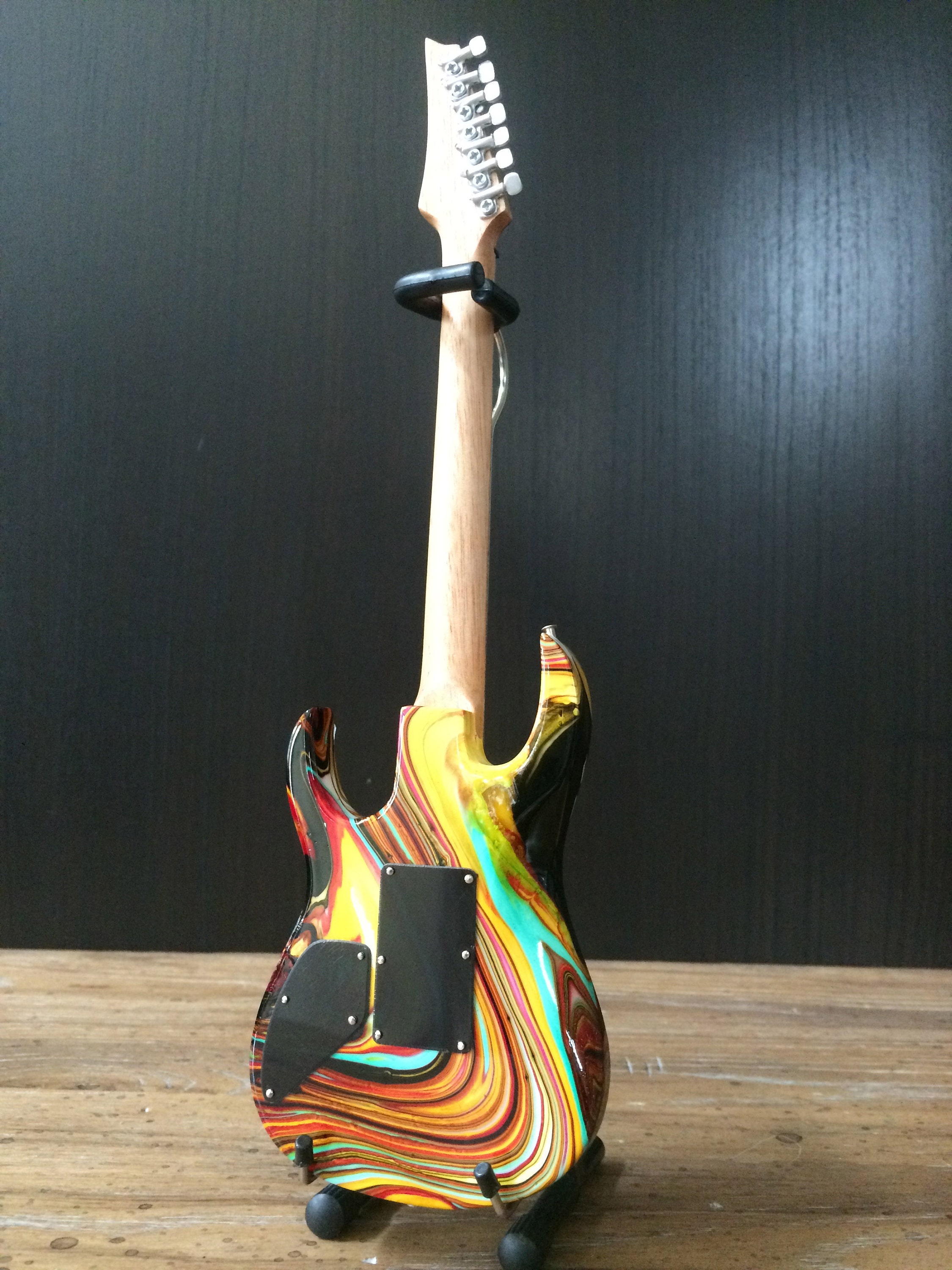 Steve Vai Collectible - Steve Vai Universe Swirl 7 String Miniature ...