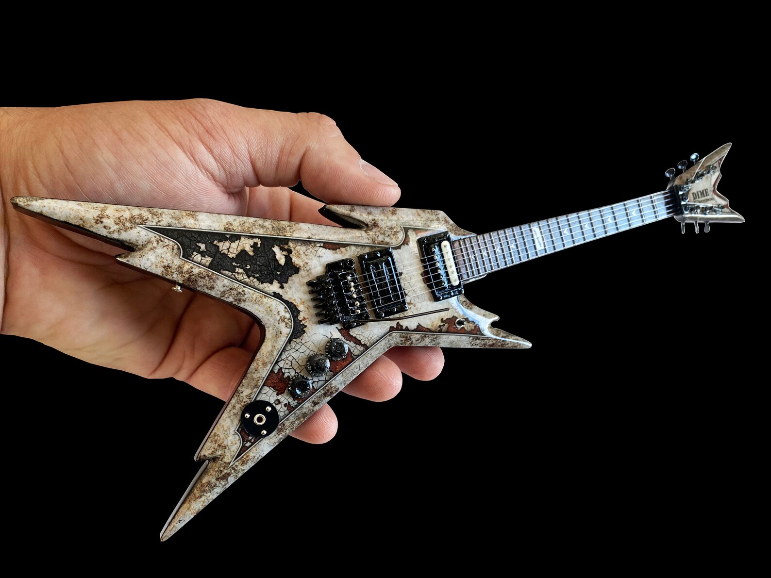 Pantera Collectible Dimebag Darrell Rust Razorback Guitar - Etsy