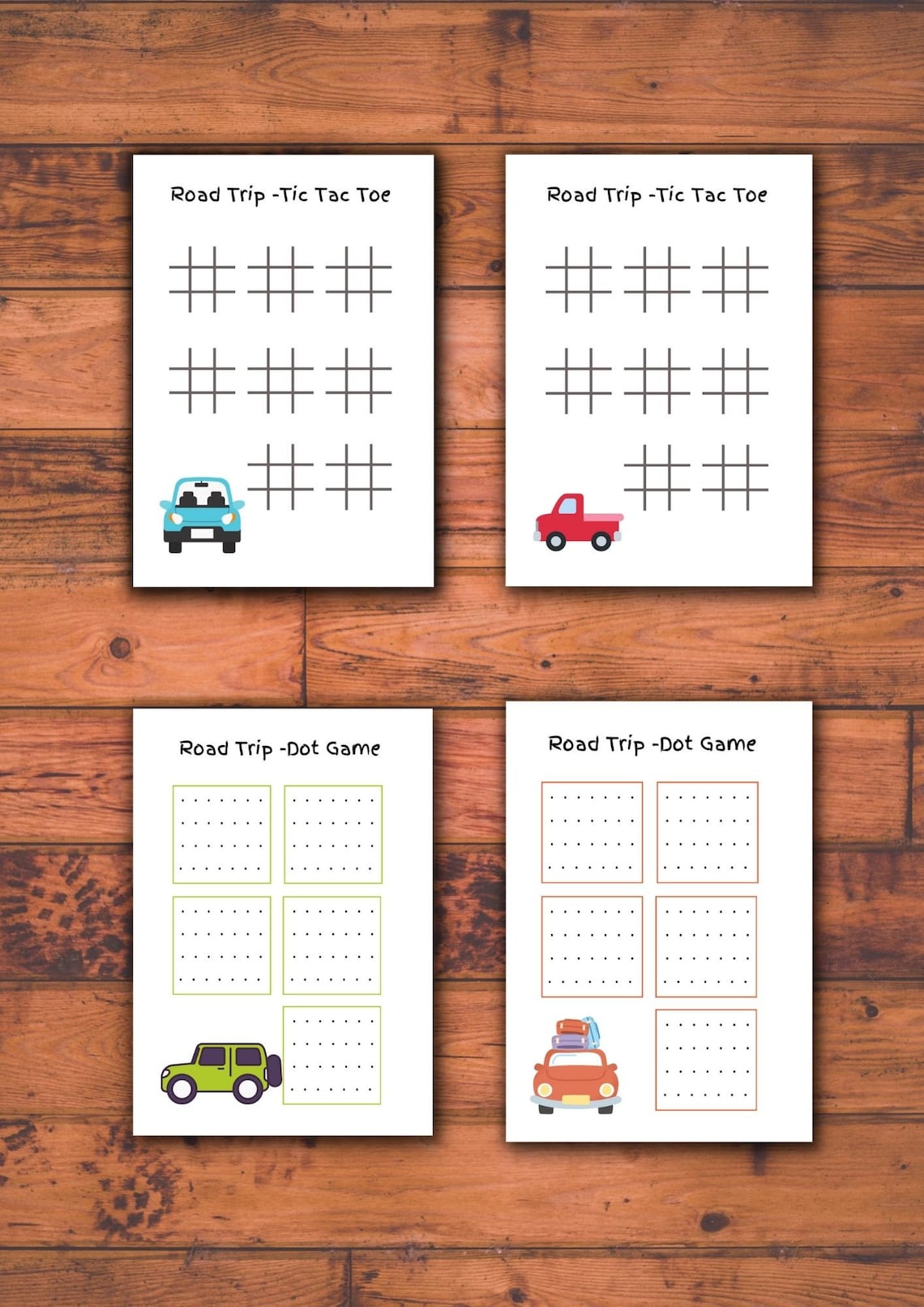 Printable Road Trip Activity Pages & Games. - Etsy