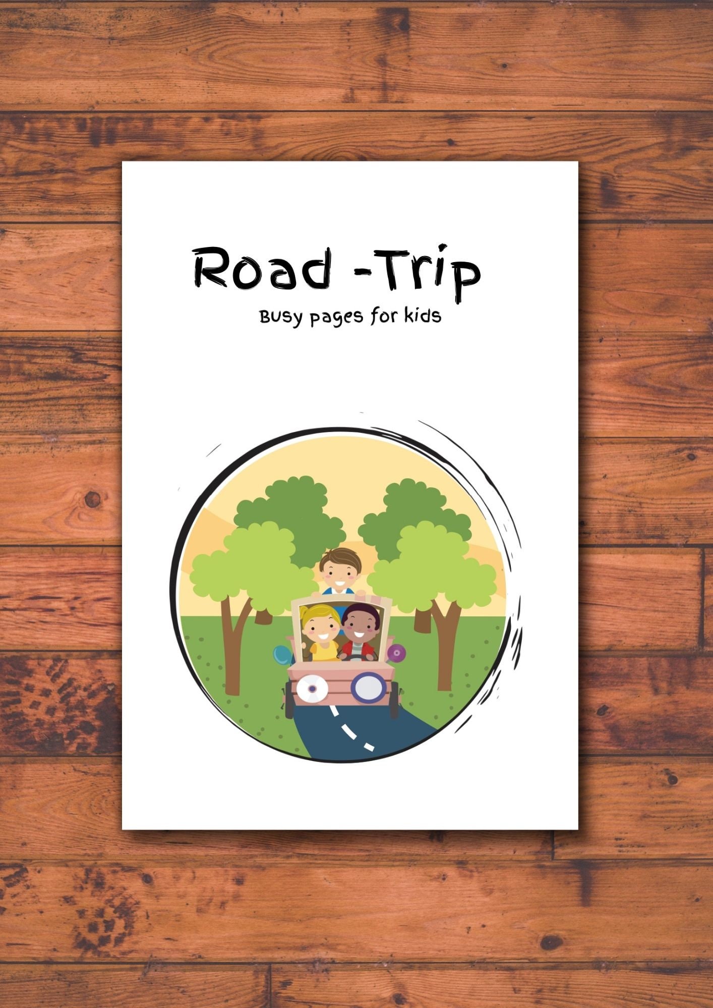 Printable Road Trip Activity Pages & Games. - Etsy
