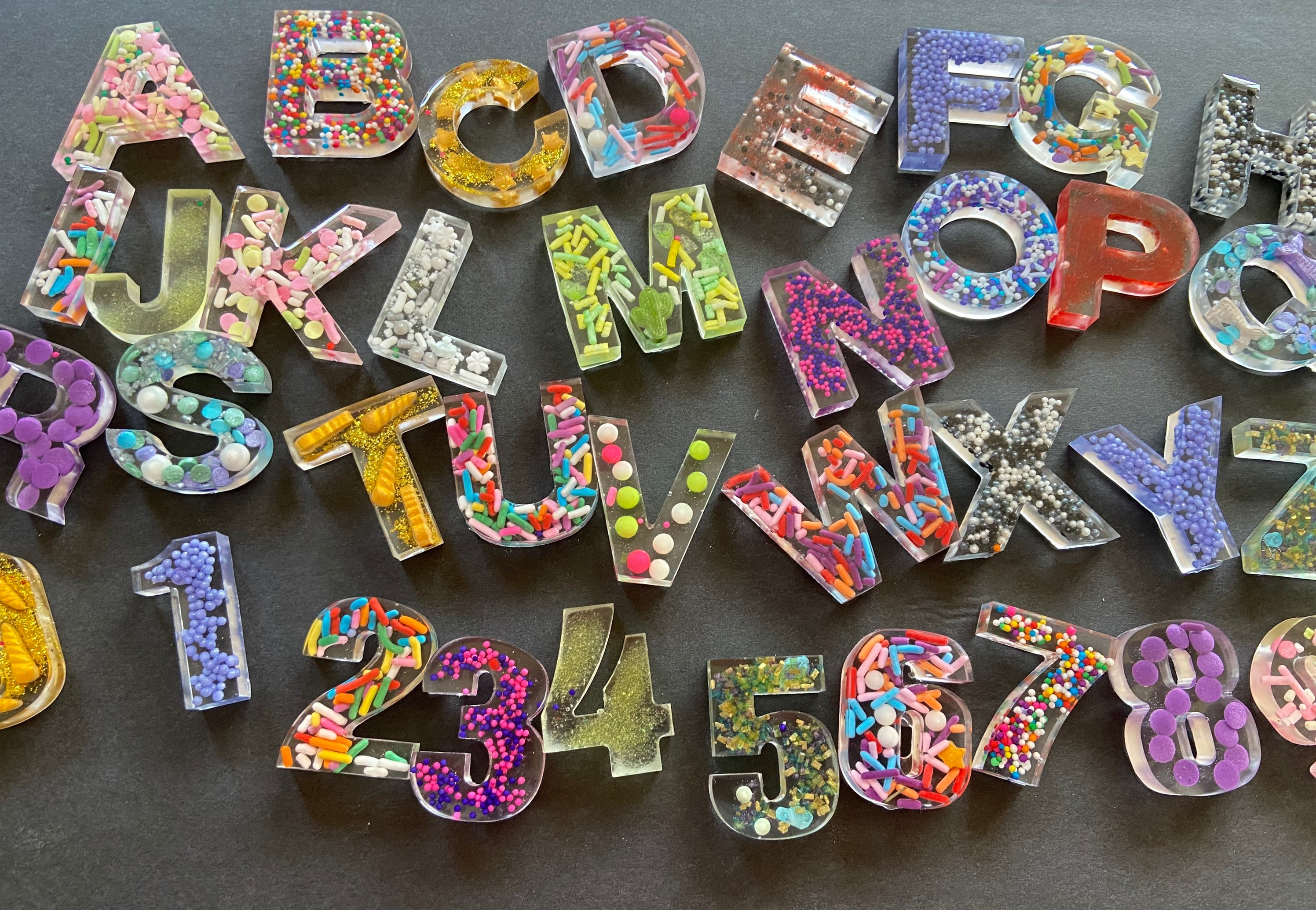Sprinkle Alphabet and Number Set! - Etsy