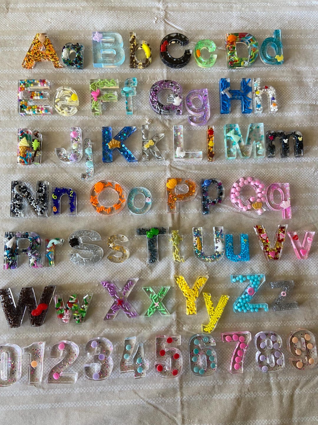 Letras mayúsculas y minúsculas fonéticas con números - Etsy México