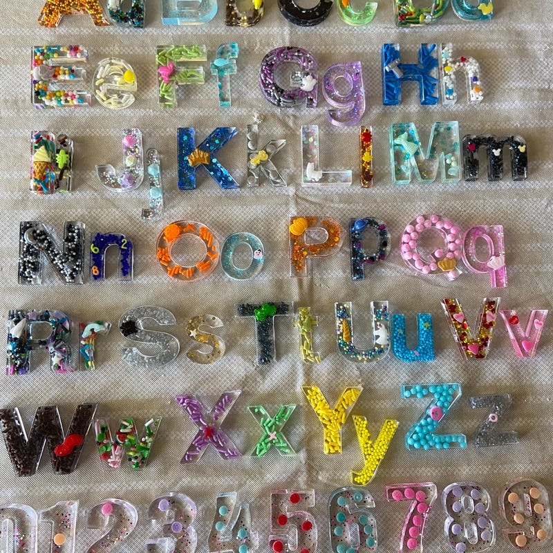 Sensory Gel Letters - Etsy Canada