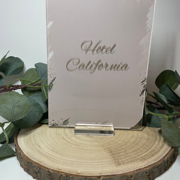 Table Name Signs - Etsy UK