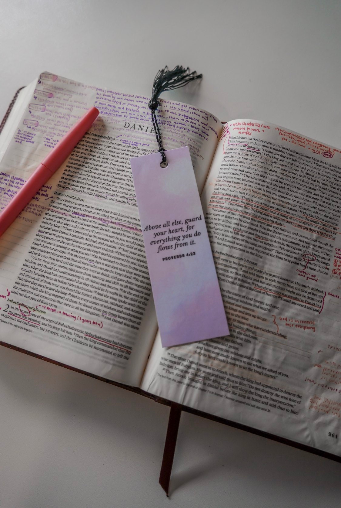 Tie-dye Bookmark Set - Double-sided Bookmarks - Christian Bookmarks ...