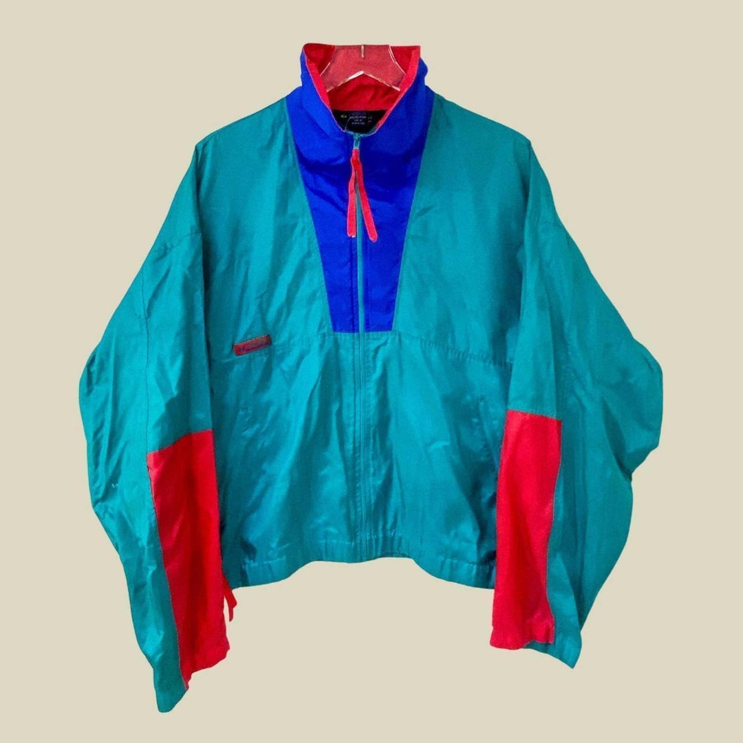 Vintage 80s / 90s Color Lock Columbia Sportswear Windbreaker - Etsy