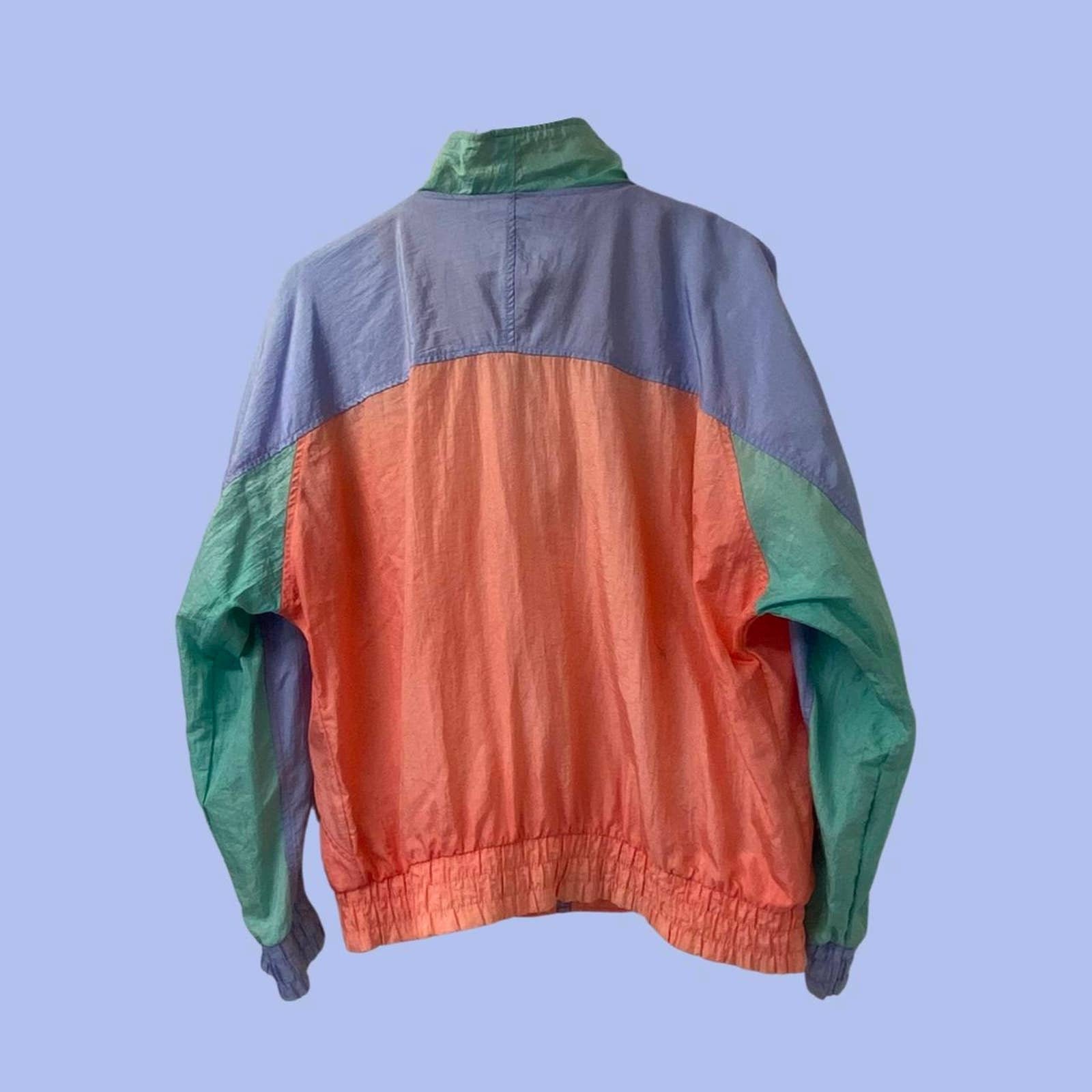 Amazing Pastel Color Block Vintage Windbreaker - Etsy