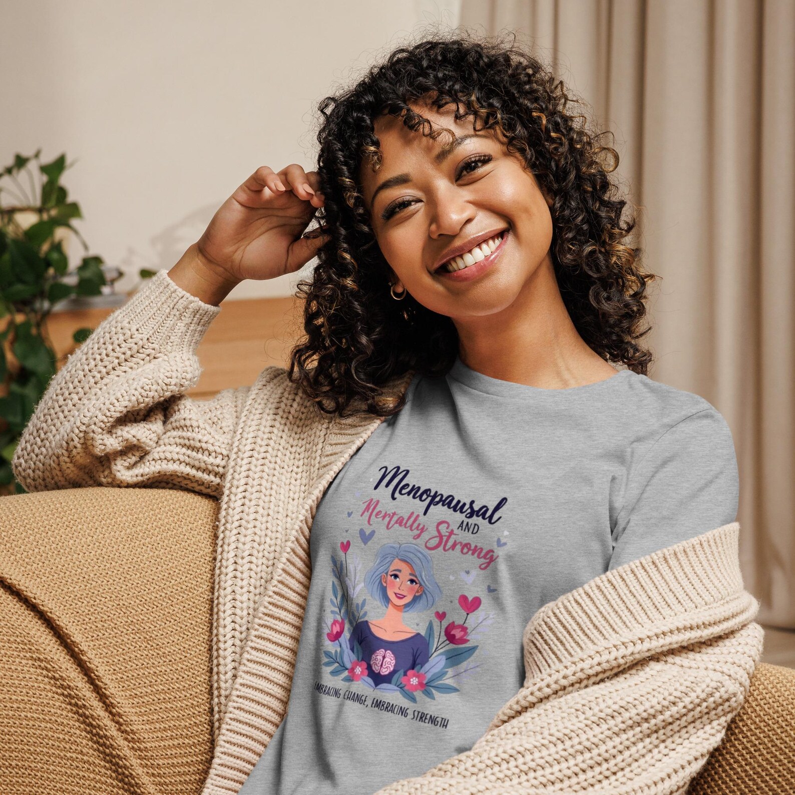 T-shirt Menopausal and Strong the Power of Age - Etsy Canada
