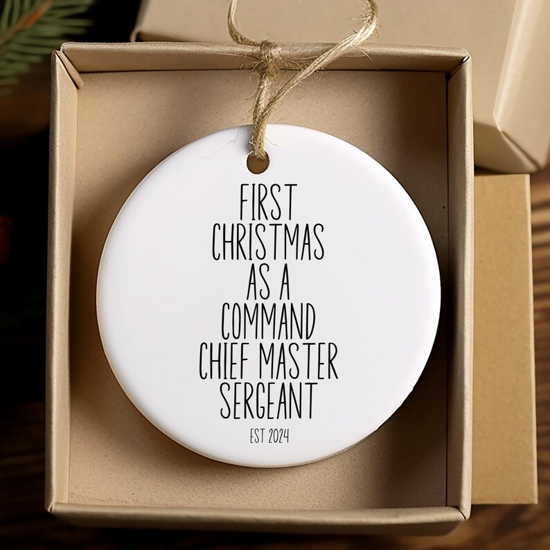Command Chief Master Sergeant Promotion Ornament for Dad CCM Gift Ideas ...