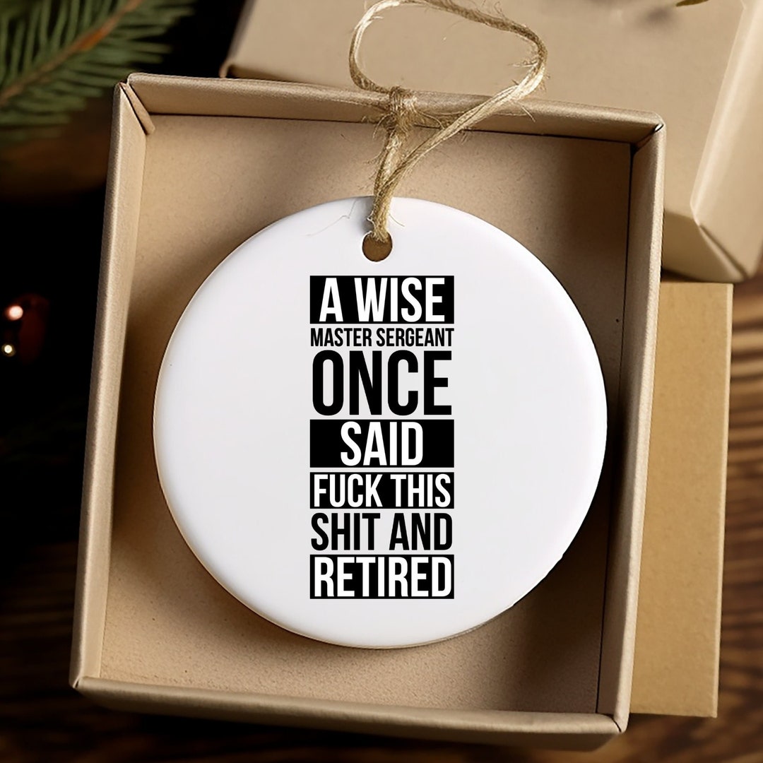 CMSGT Promotion Chief Master Sergeant Gift Ornament Sergeant - Etsy