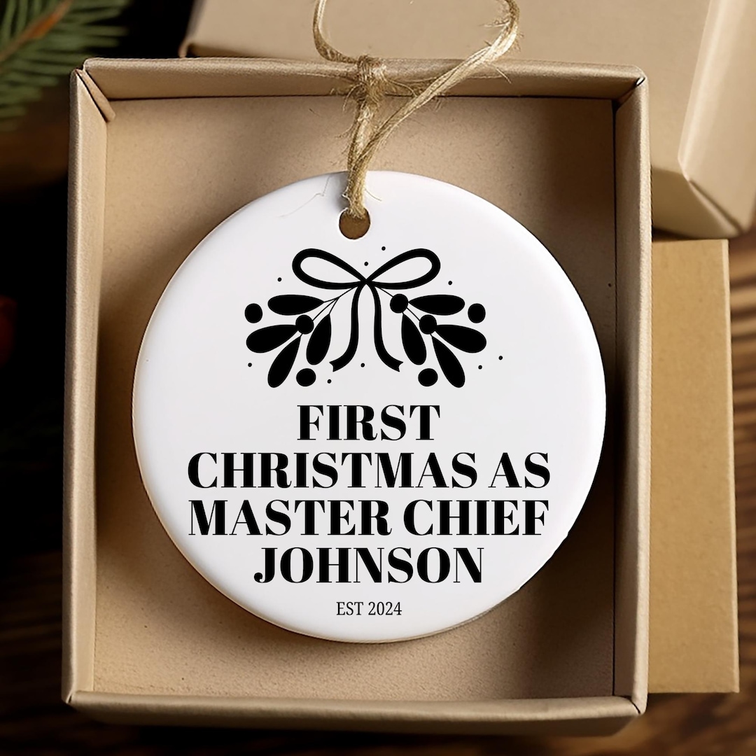 Personalized US Navy Master Chief Ornament Gift for Him US Coast Guard ...