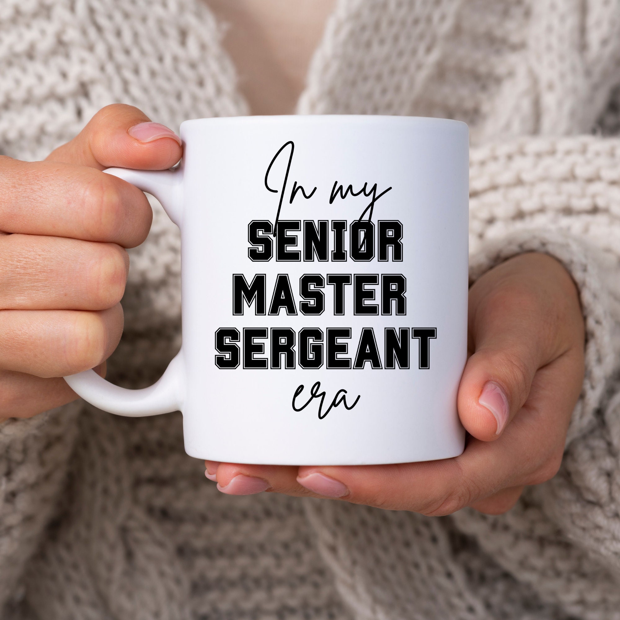 Custom Senior Master Sergeant 2024 Promotion Name Mug Custom Smsgt 2024 ...