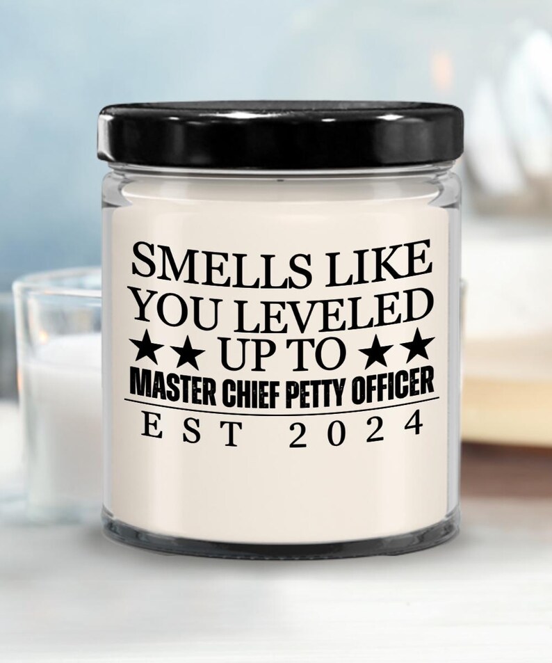 Master Chief Petty Officer Candle Navy Coast Guard Promotion Gift for ...