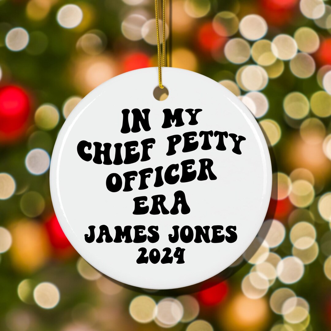 US Navy Chief Petty Officer Promotion Ornament Gift for Him US CPO ...