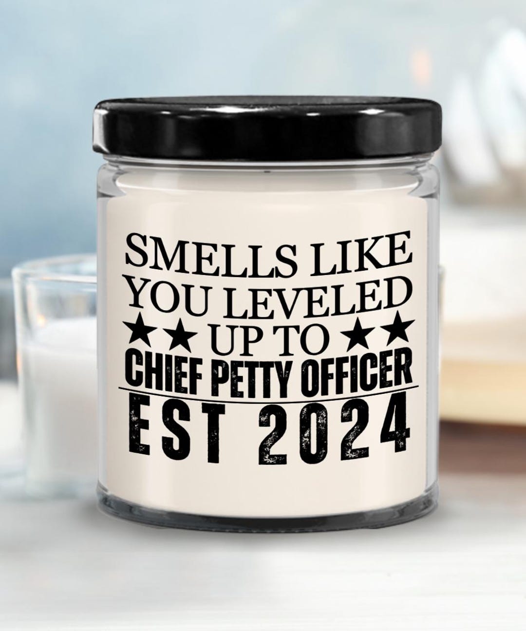 US Navy Chief Petty Officer Promotion Candle Gift for Him US CPO Funny ...