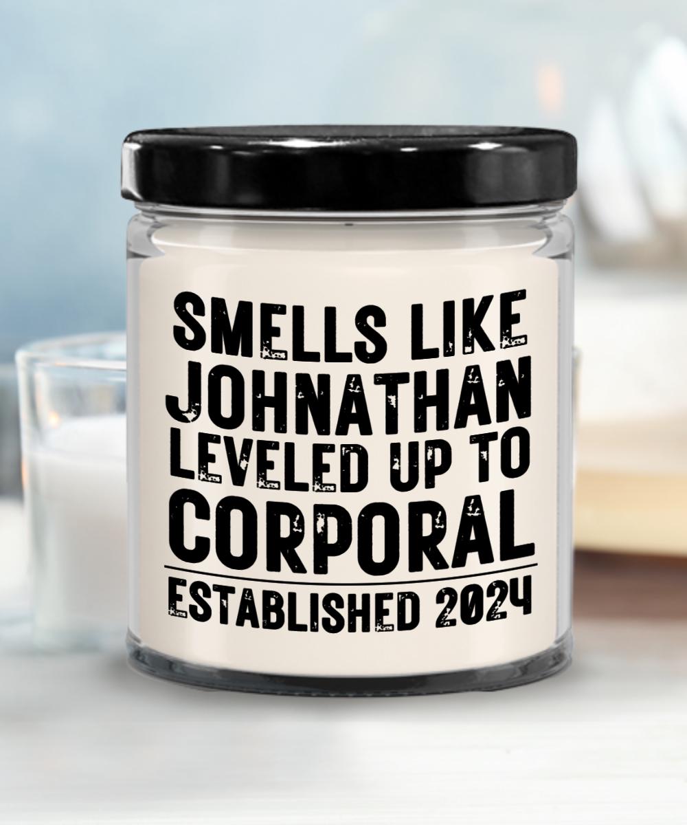 Funny Custom Corporal Law Enforcement Candle Military Gift Dad ...