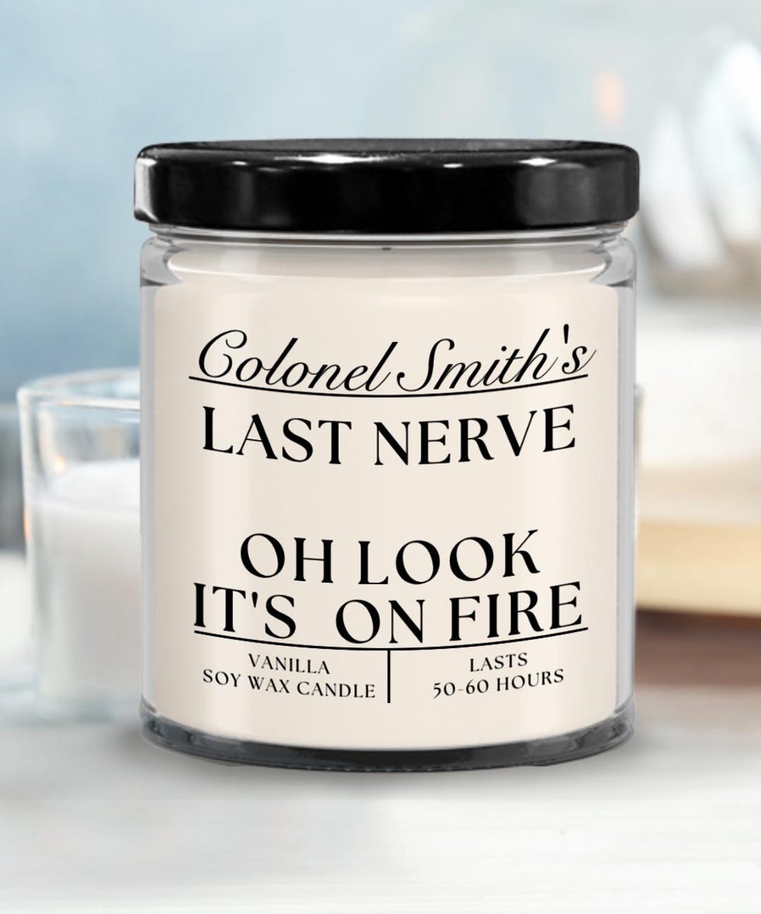 Personalized Army Colonel Promotion Candle for Military Wife ...