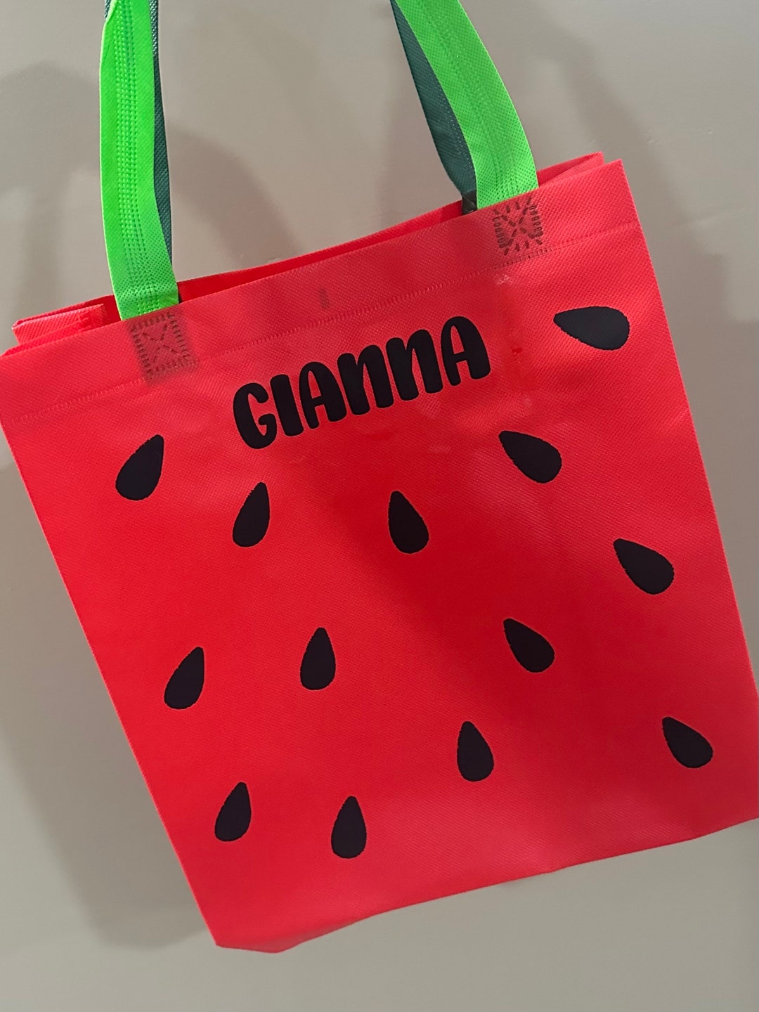 Personalized Watermelon 100% Recyclable Tote Cocomelon - Etsy Ireland
