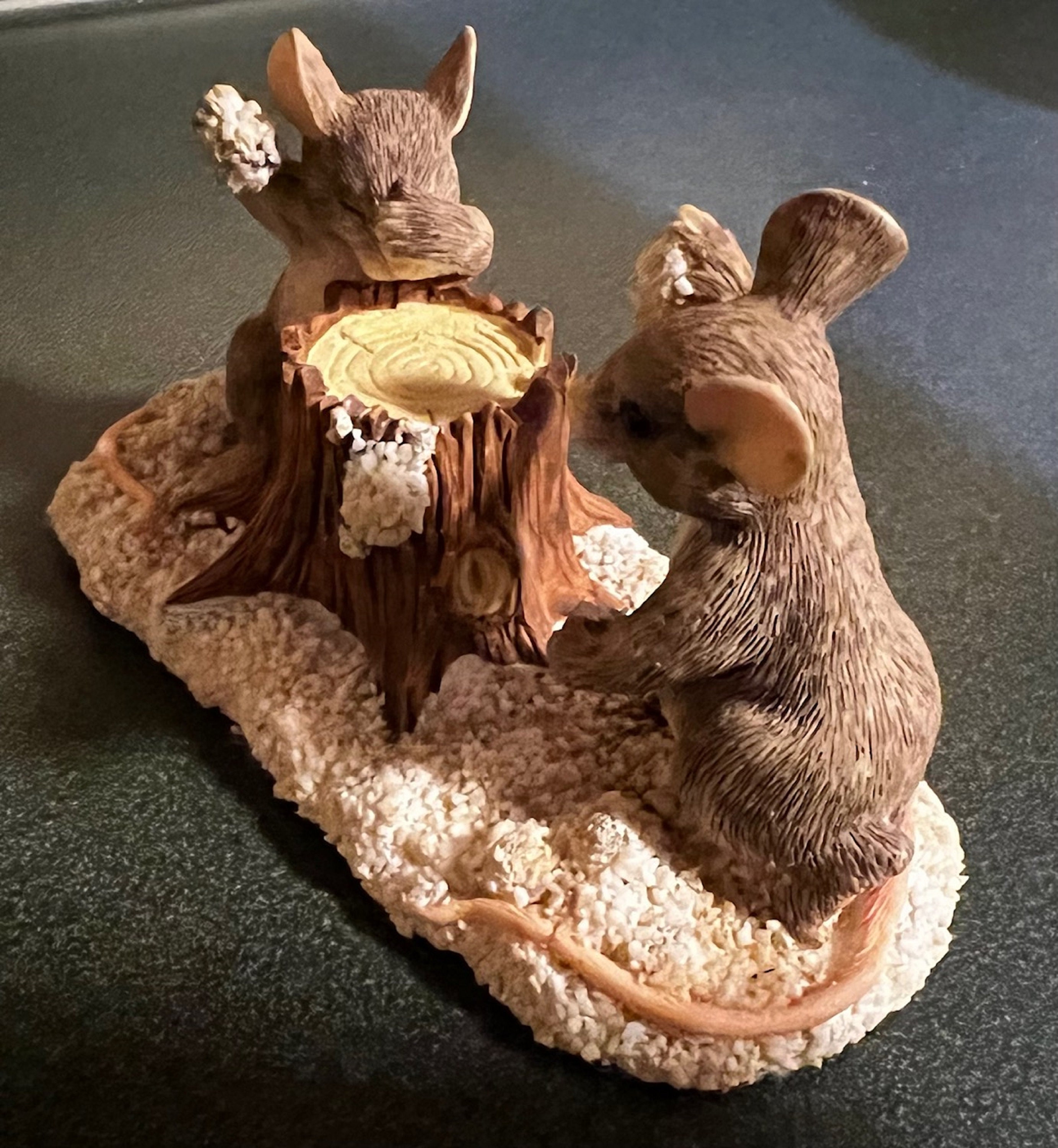 Vintage Charming Tails Figurine the Snowball Fight - Etsy