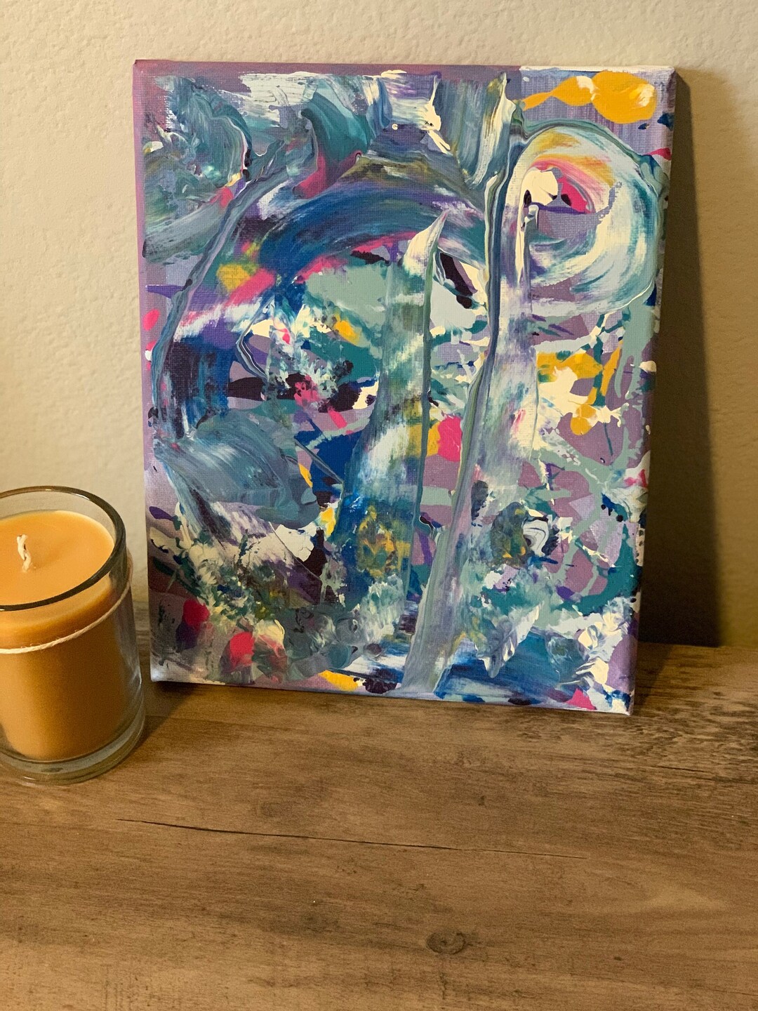 READY TO SHIP!! Original Abstract 8x10 Painting "jawbreaker" - Etsy