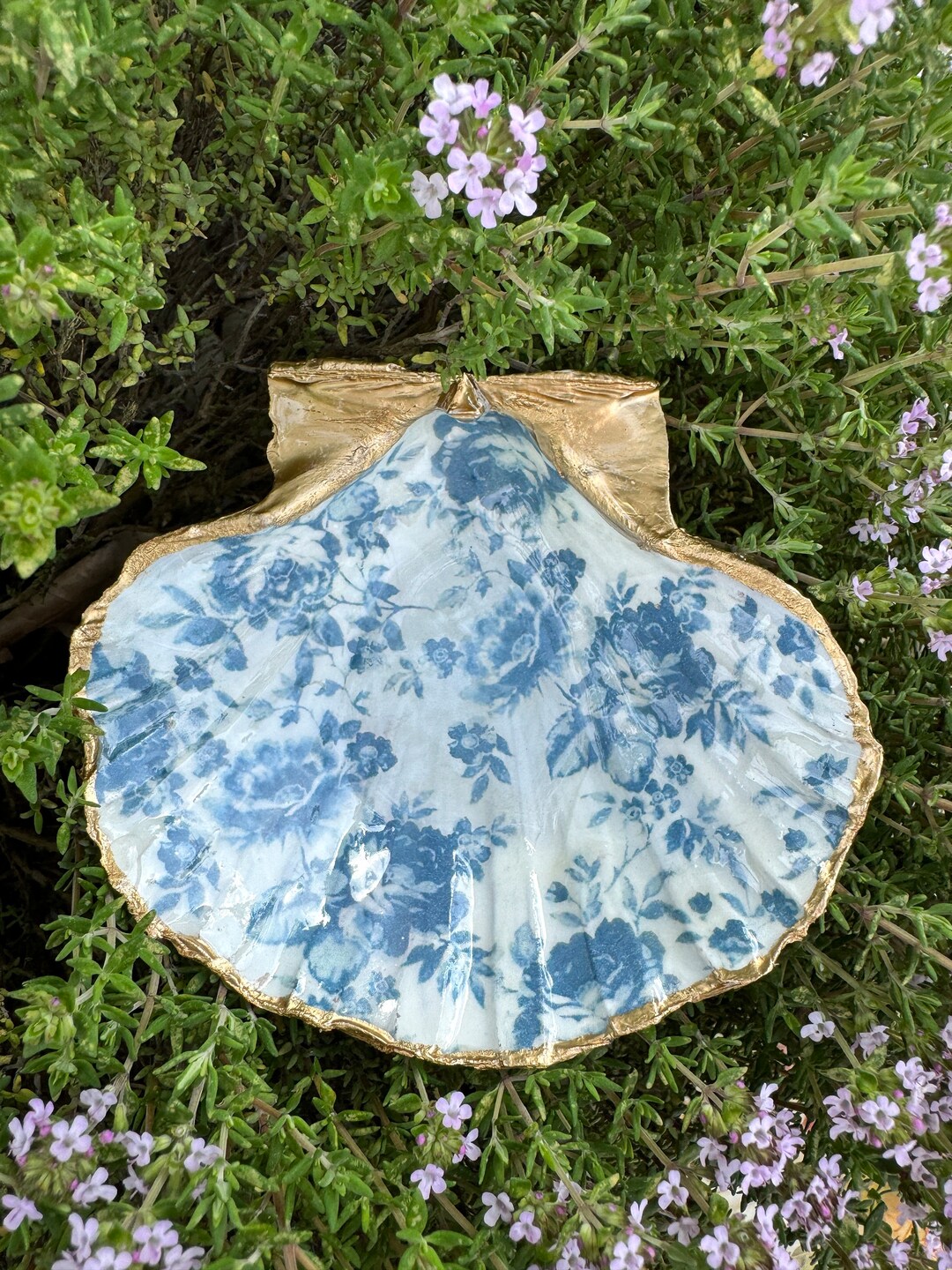 Decorative Scallop Shell From Normandy, Handmade - Etsy