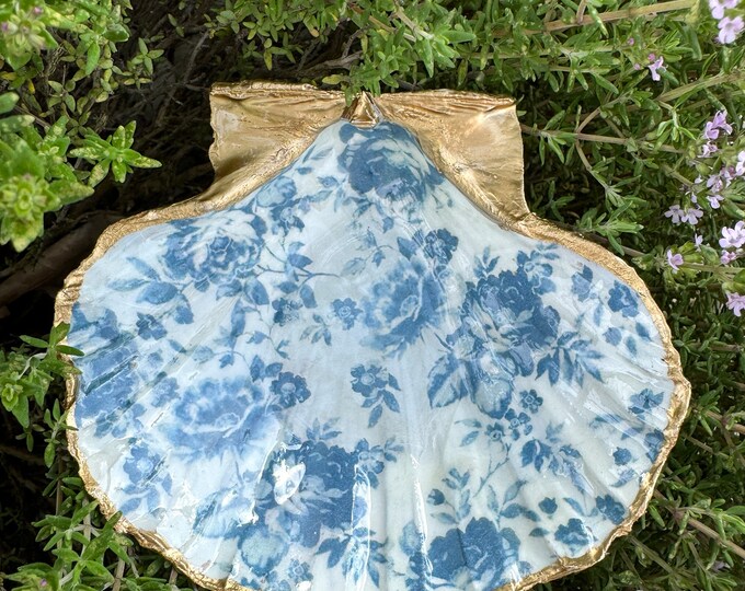 Decorative Scallop Shell From Normandy, Handmade - Etsy