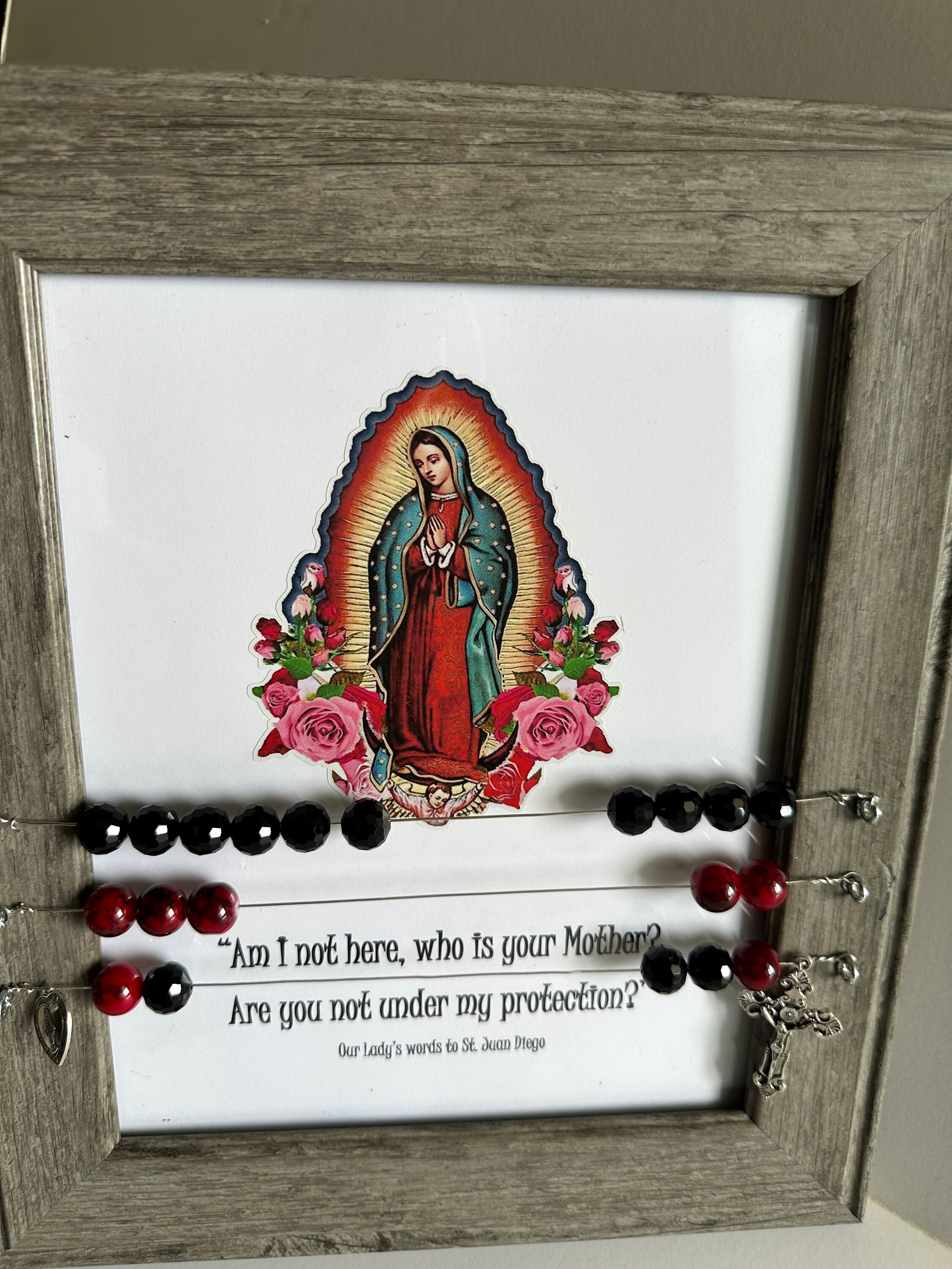 Kitchen Rosary, Abacus Rosary, Religious Decor, Catholic Decor, Prayer ...
