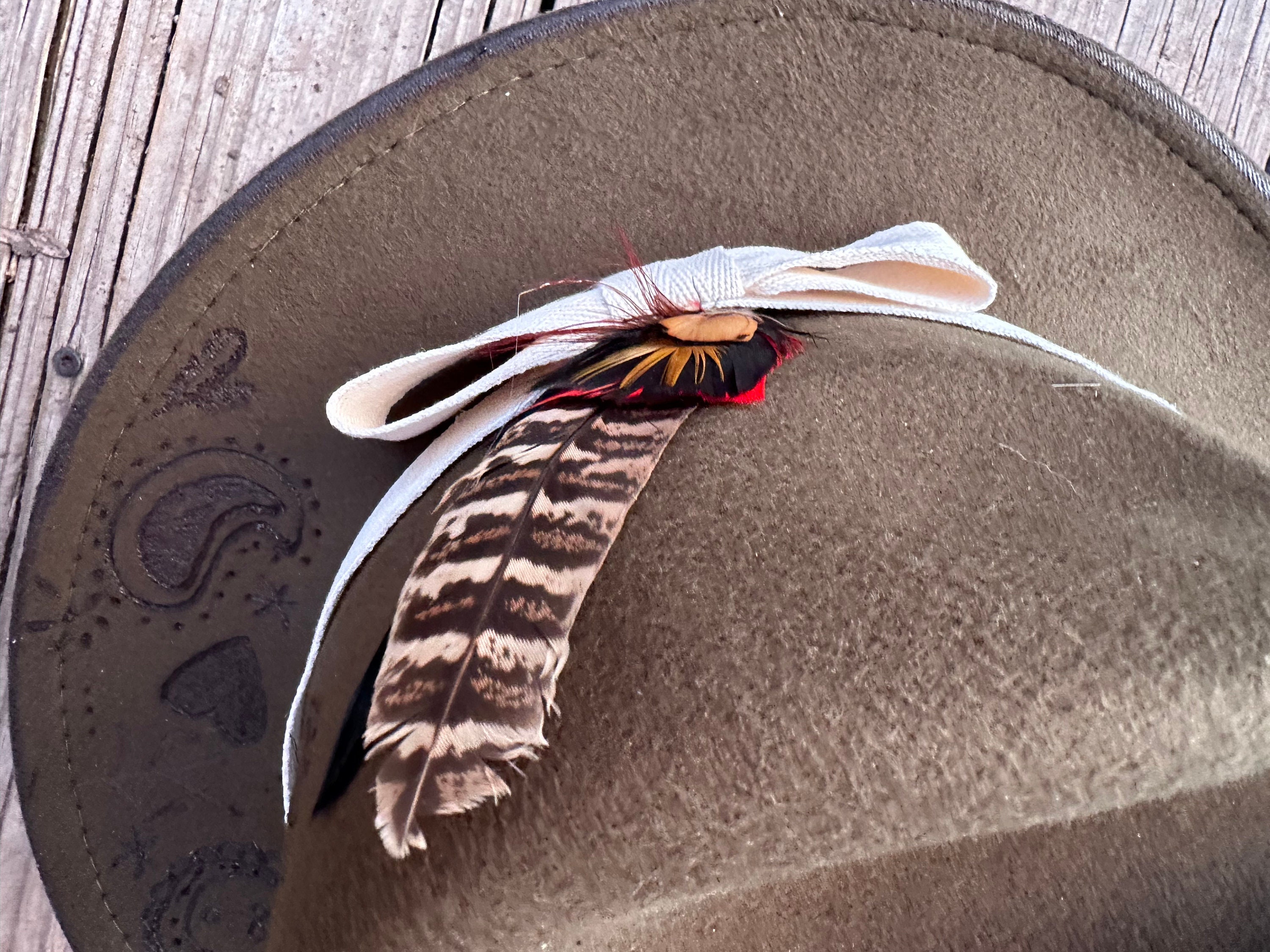 Burned Fedora, Olive Green Hat, Pyrography, Adjustable Size, Christmas ...