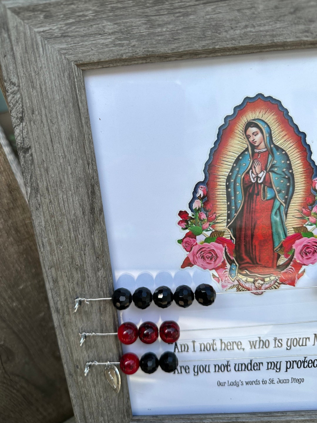 Kitchen Rosary, Abacus Rosary, Religious Decor, Catholic Decor, Prayer ...