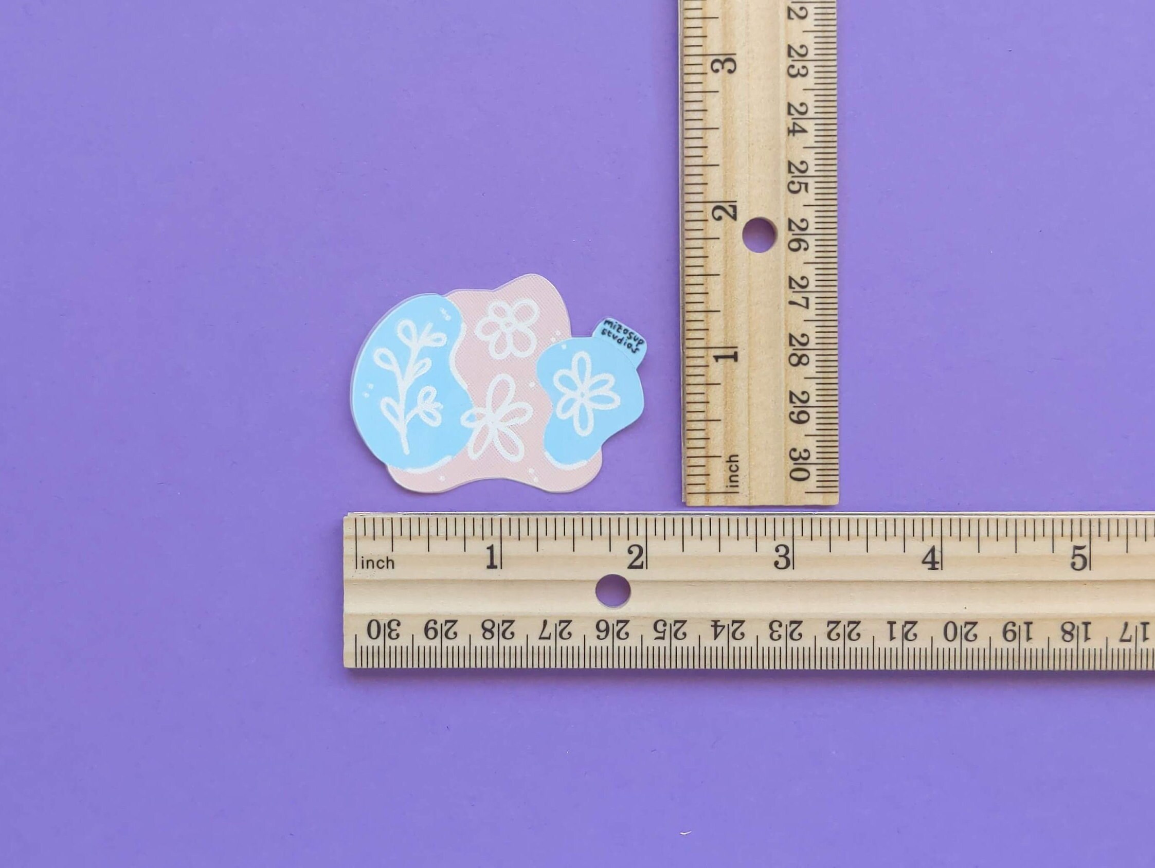 Flowers Quotes pastel Sticker Pack 6pcs / Danish Pastel - Etsy