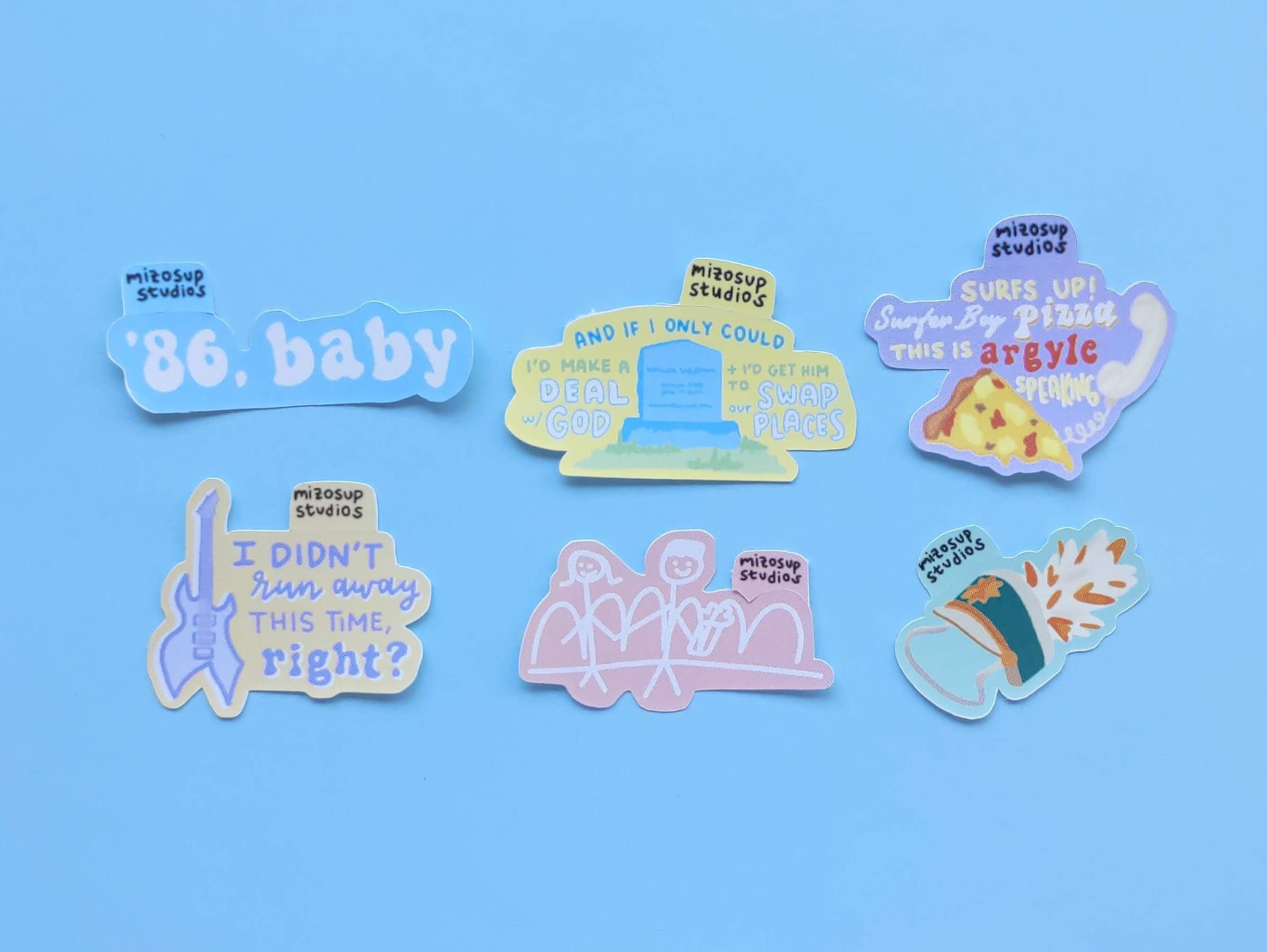 Stranger Things Season 4 pastel Sticker Pack 6pcs / Danish - Etsy