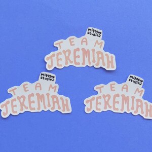 Team Jeremiah pastel Sticker Pack 3 Pcs / Danish Pastel / Tsitp / the ...