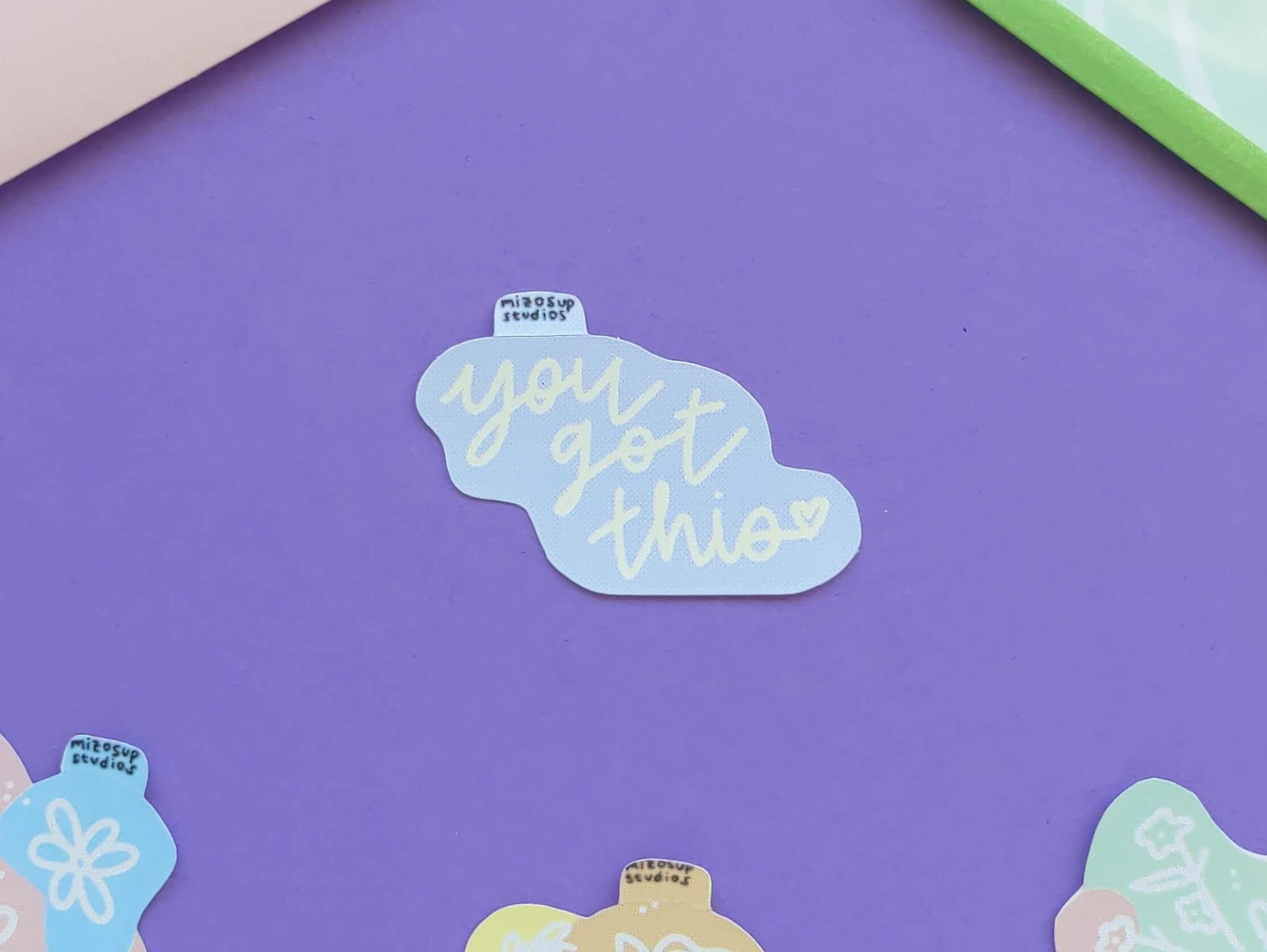 Flowers Quotes pastel Sticker Pack 6pcs / Danish Pastel - Etsy