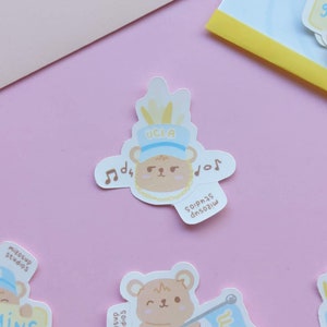 Ucla Bears pastel Sticker Pack 6pcs / Danish Pastel / College Merch ...