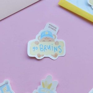 Ucla Bears pastel Sticker Pack 6pcs / Danish Pastel / College Merch ...