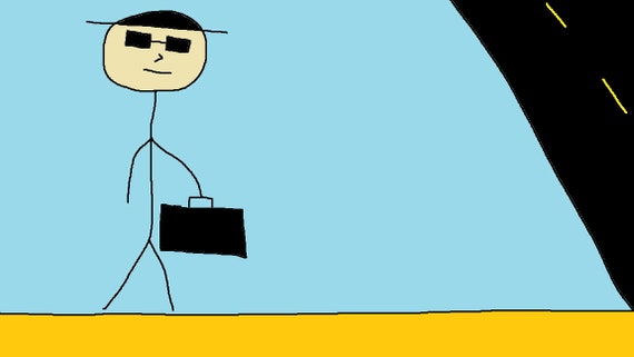 Stickman Goes to Work | Etsy