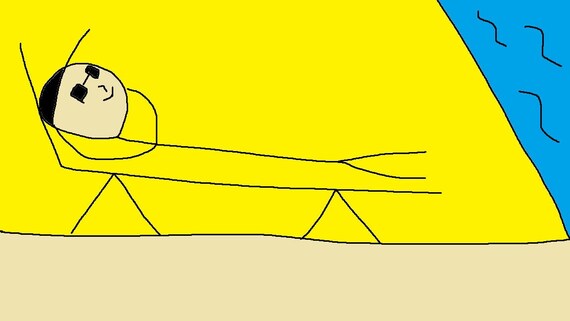 Stickman by the Pool - Etsy