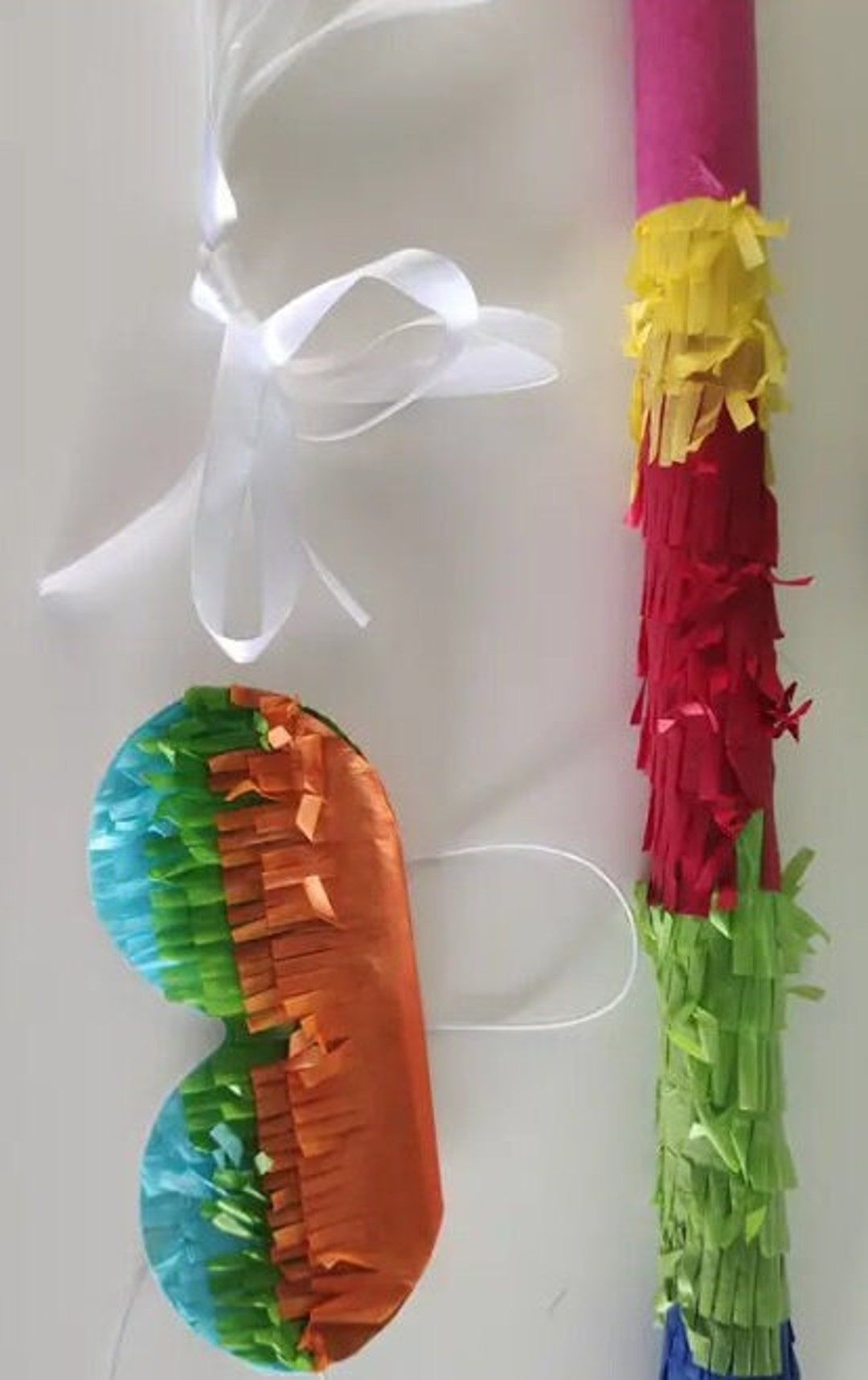 Pinata Stick and Blindfold - Etsy